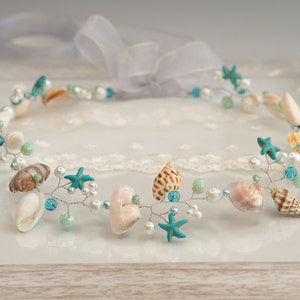 Beach Seashells Headpiece Starfish Hair Accessory Shells - Etsy