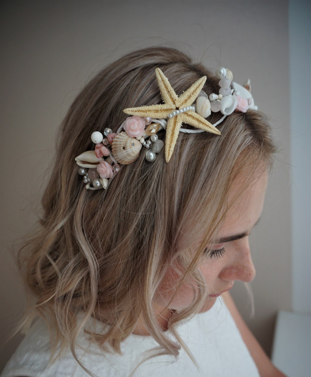 Seashell Headpiece, Beach Wedding Hair Accessory, Mermaid Crown ...