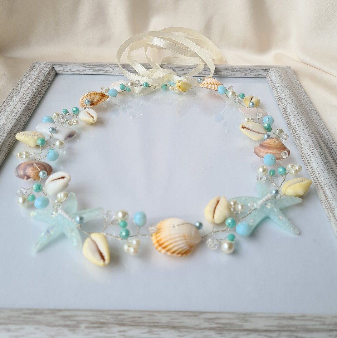 Seashell Headpiece, Nautical Hair Accessories, Mermaid Hair Vine Shells ...