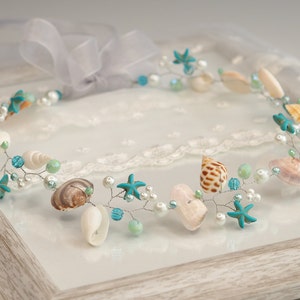 Beach Seashells Headpiece Starfish Hair Accessory Shells - Etsy