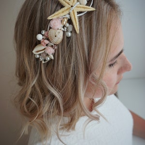 Seashell Headpiece, Beach Wedding Hair Accessory, Mermaid Crown ...