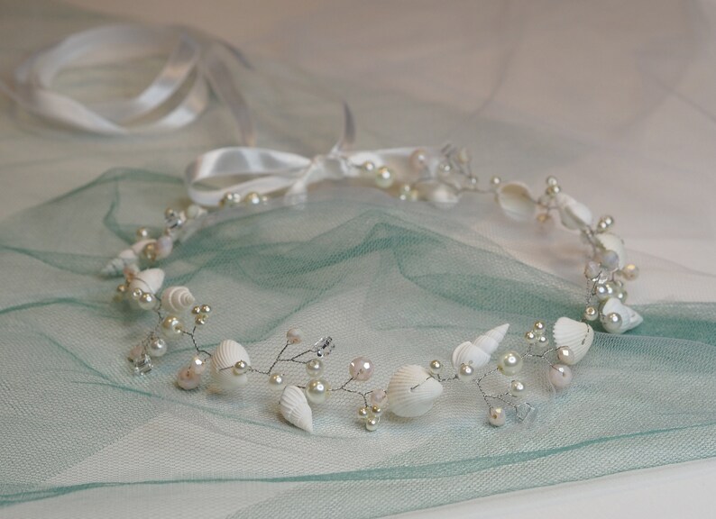 Beach seashell headpiece Wedding hair accessories | Etsy