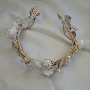 Mermaid Crown, Beach Tiara, Shells Headpiece, Starfish Crown, Beach ...