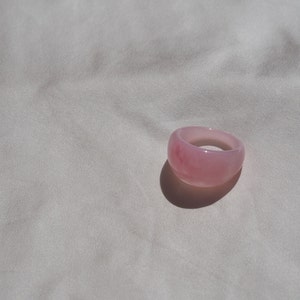 Colorful Chunky Rings, Resin Rings, Funky Rings, Y2k Rings, Acrylic ...