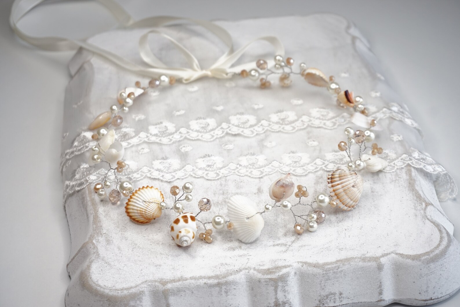 Beach Seashell Headpiece Beach Wedding Hair Accessory Shell - Etsy