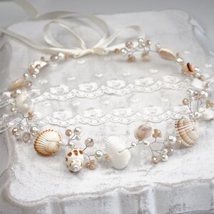 Beach Seashell Headpiece Beach Wedding Hair Accessory Shell - Etsy