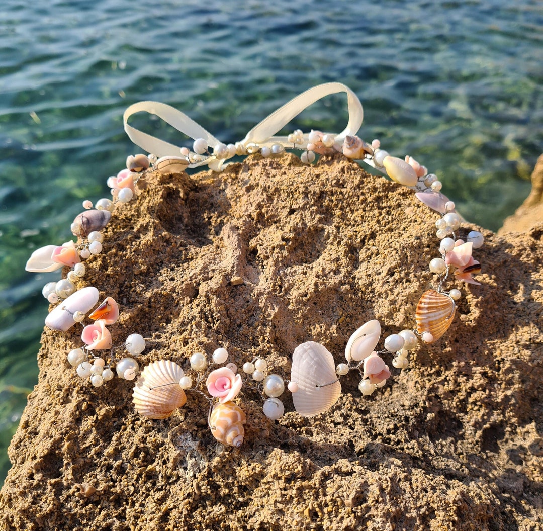 Beach Hair Vine, Seashell Headpiece, Beach Crown, Mermaid Hairpiece ...