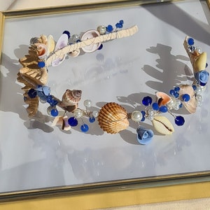 Beach Tiara Seahells Headpiece Mermaid Headband Shells - Etsy