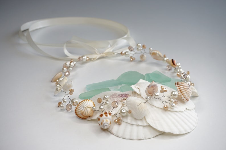 Beach Seashell Headpiece Beach Wedding Hair Accessory Shell - Etsy