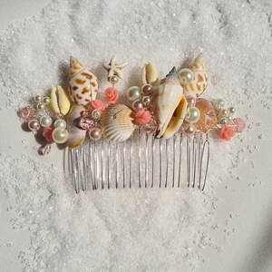 Seahells Hair Comb, Beach Headpiece, Seashell Haircomb, Shells Hair ...