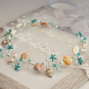 Beach Seashells Headpiece Starfish Hair Accessory Shells - Etsy