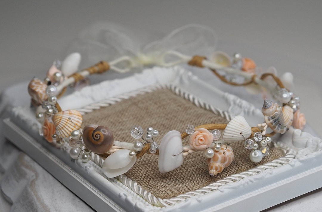 Seashell Headpiece Beach Headband Seashell Hair Accessory - Etsy