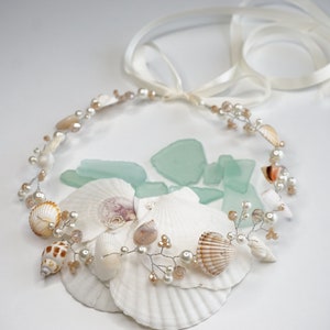 Beach Seashell Headpiece Beach Wedding Hair Accessory Shell - Etsy