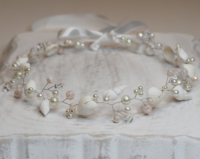 Beach Seashell Headpiece Wedding Hair Accessories Shells | Etsy