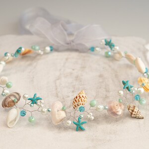 Beach Seashells Headpiece Starfish Hair Accessory Shells - Etsy