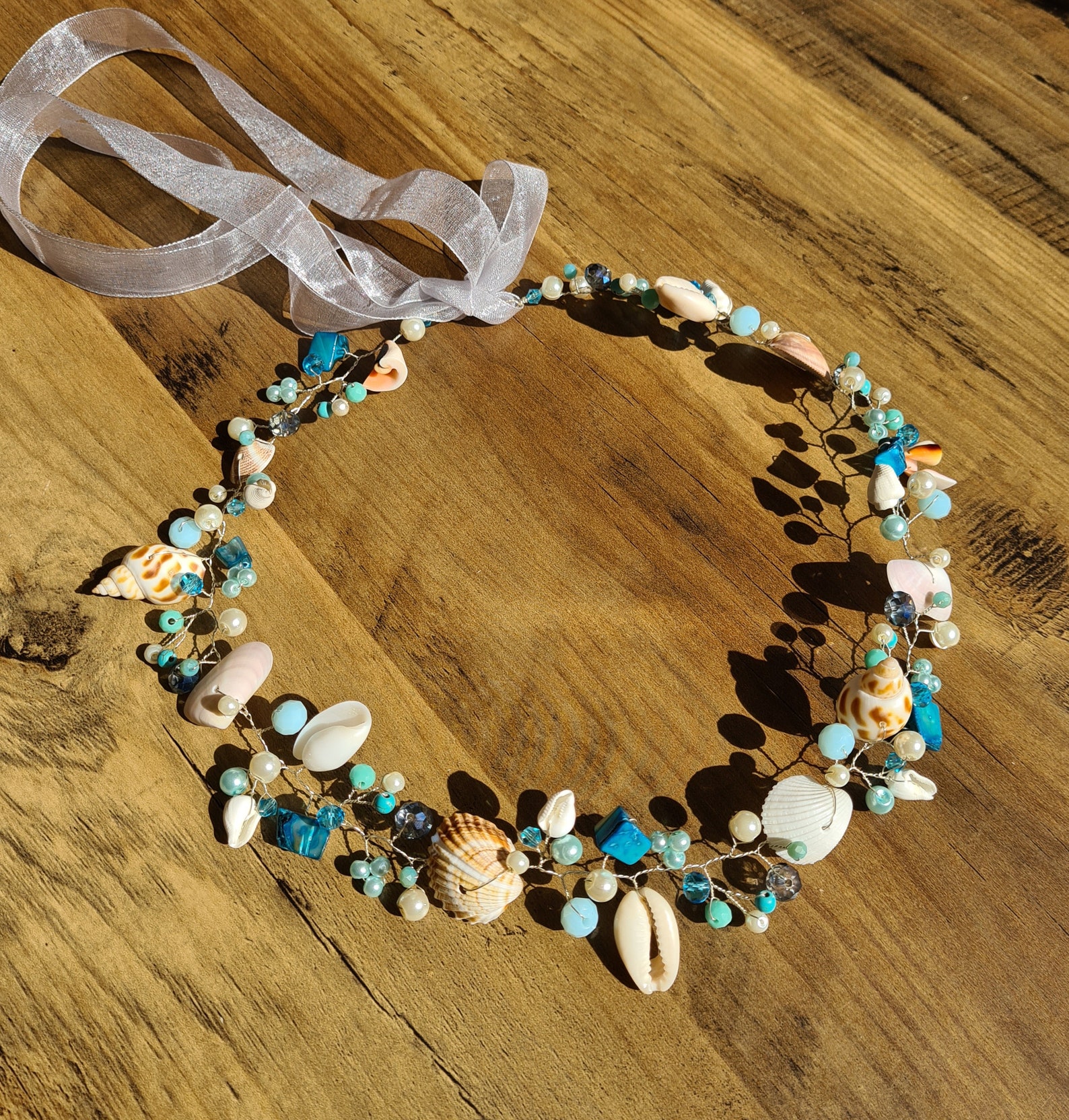 Seashell Headpiece Nautical Wedding Hair Accessories Mermaid - Etsy