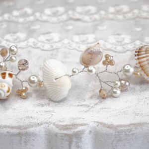Beach Seashell Headpiece Beach Wedding Hair Accessory Shell - Etsy