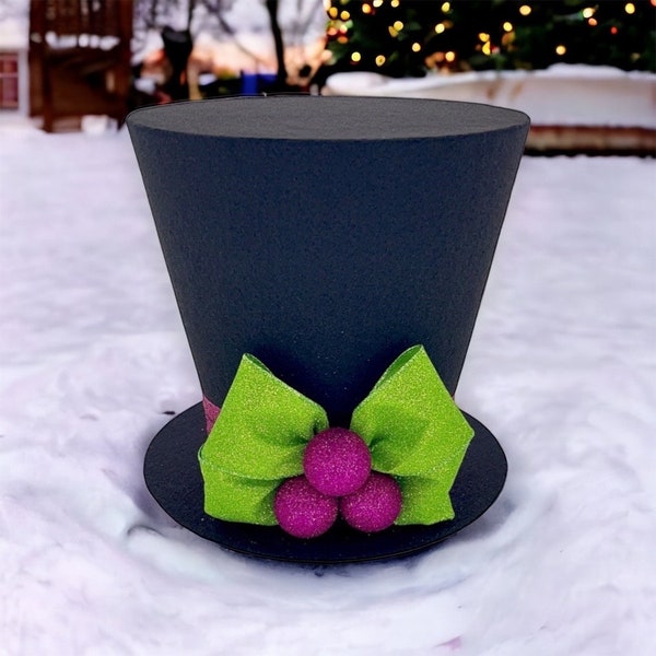 Top Hat Tree Topper - Etsy