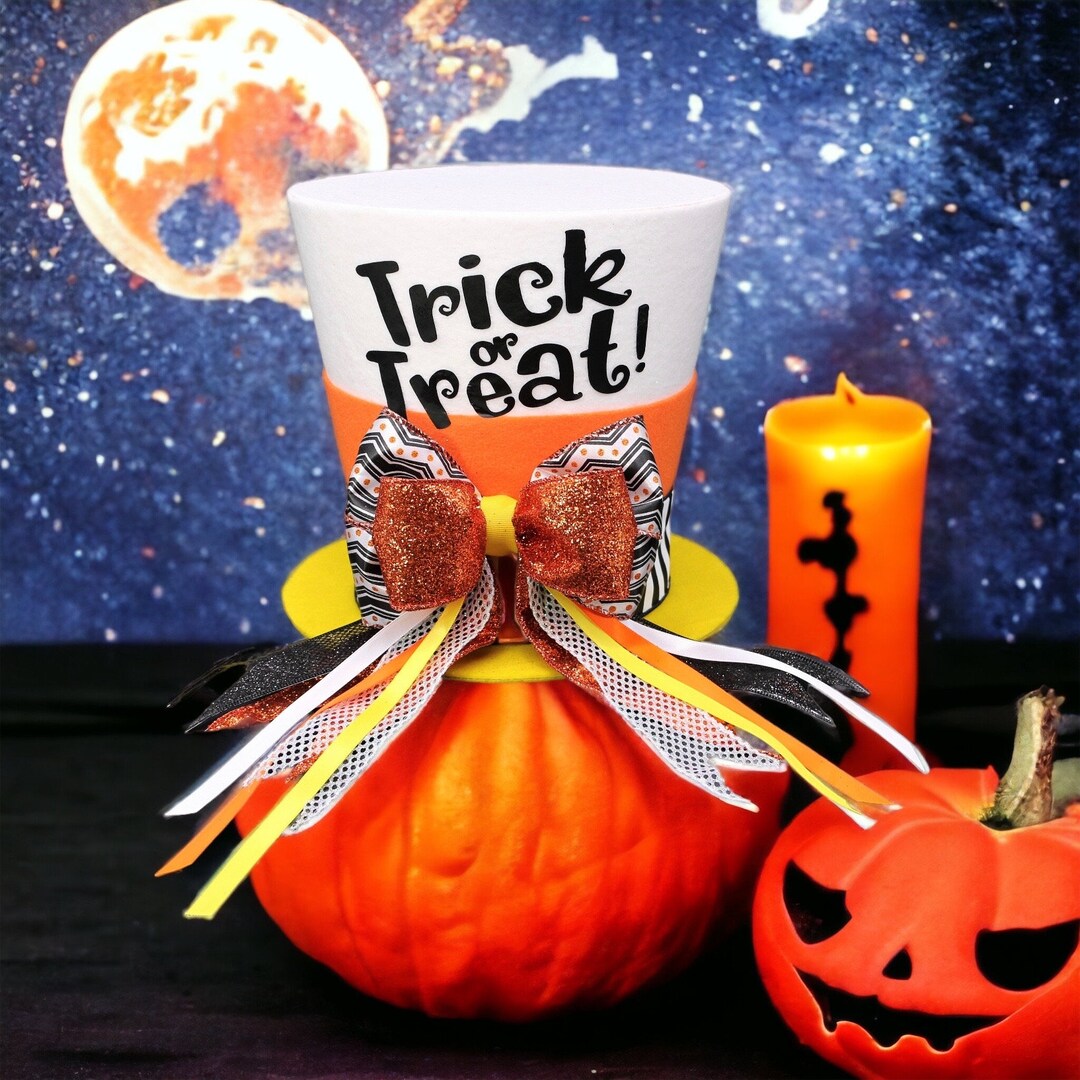 Trick or Treat Halloween Decoration Candy Corn Halloween Decoration ...