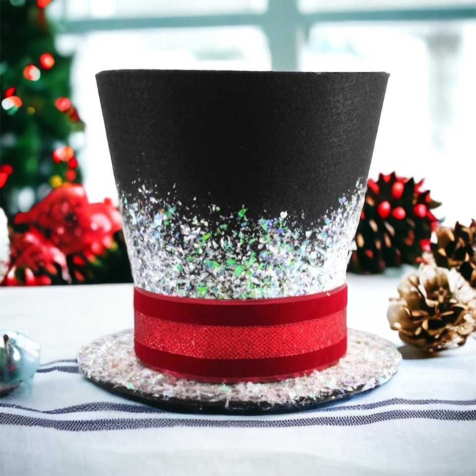 Frosty the snowman Christmas tree topper snowman hat tree topper top ...