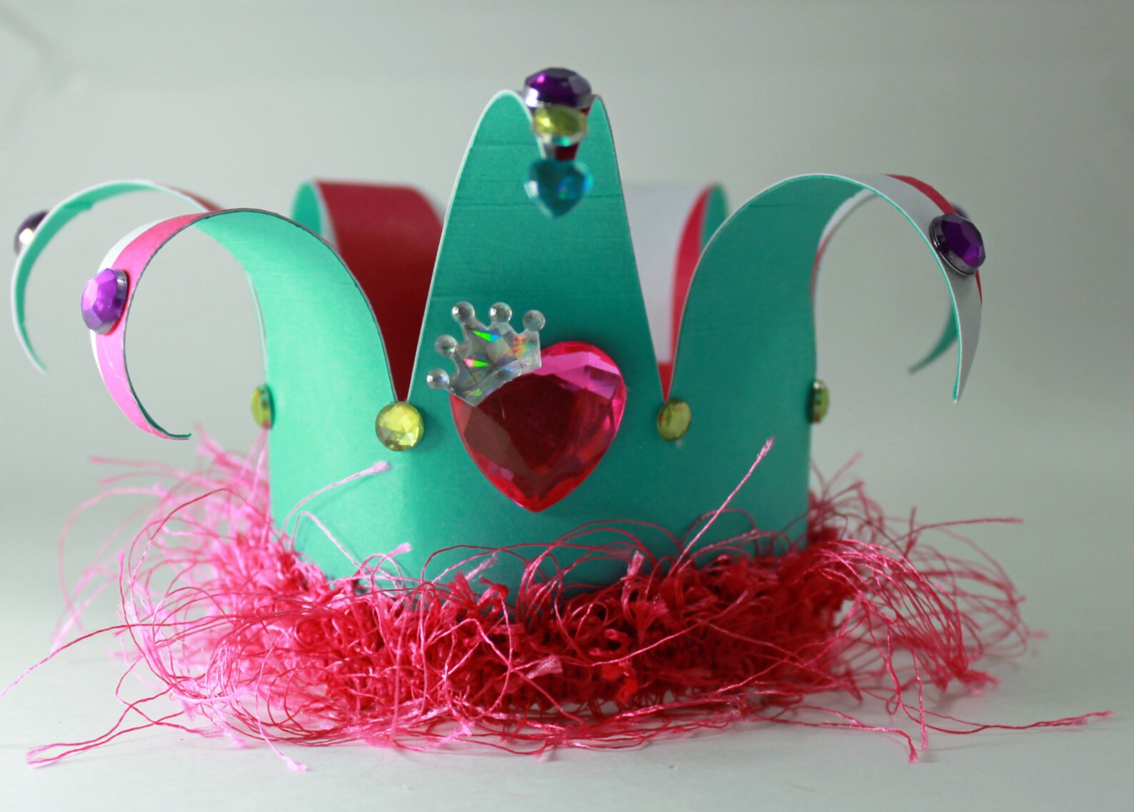 Girls Birthday Crown Mini Mouse Theme Party Queen of Hearts - Etsy