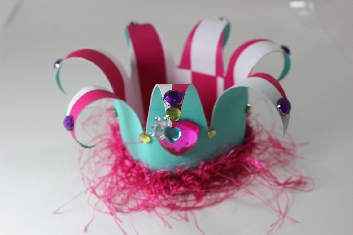 Girls Birthday Crown Mini Mouse Theme Party Queen of Hearts - Etsy