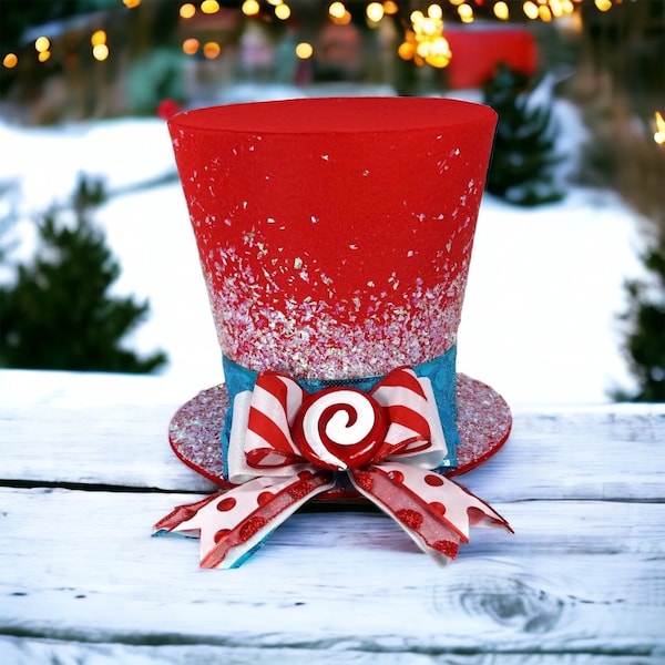 Candy Cane Hat - Etsy