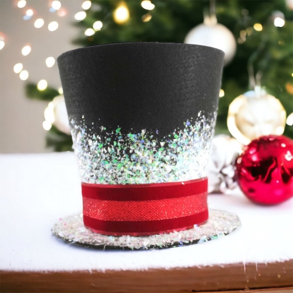 Frosty the snowman Christmas tree topper snowman hat tree topper top ...