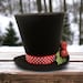 Frosty Snowman Top Hat Christmas Tree Topper: Holly Berry Decor - Etsy