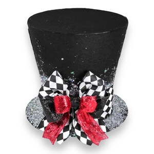 Checkered Jester Hat Christmas Tree Topper: Whimsical Harlequin Decor ...