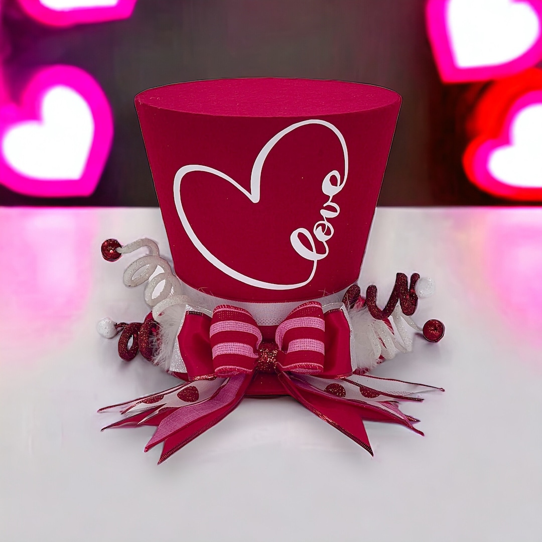 Gold Heart Valentines Day Tree Topper Valentine Decorations Valentines ...