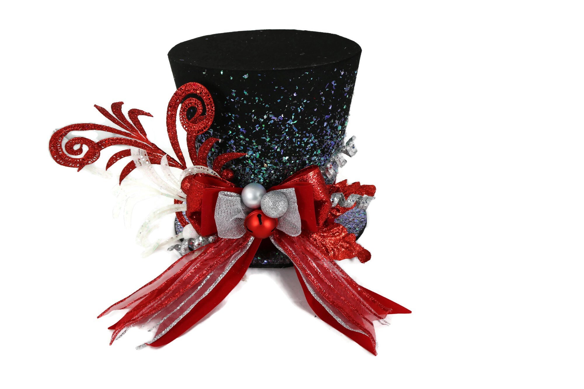Ready To Ship 12in Elegant Christmas Tree Topper Top Hat Tree Ready To Ship 12in Elegant Christmas Tree Topper Top Hat Tree