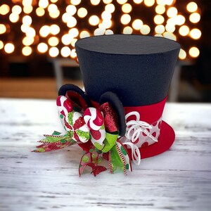 Mickey Mouse Tree Topper Top Hat Mickey Mouse Christmas Tree Topper ...