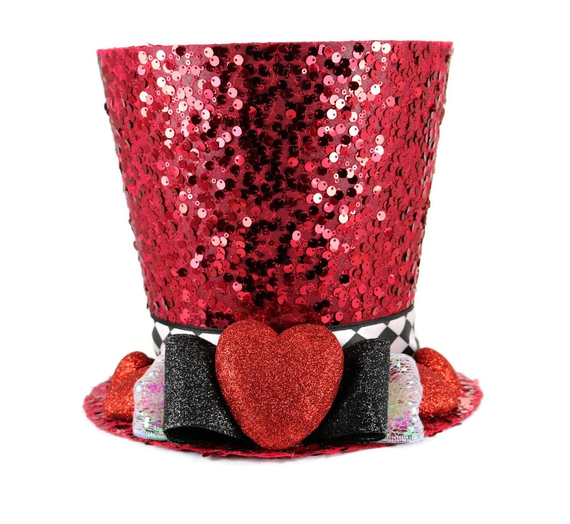 Valentines Day, Valentine decor, Valentines day, Top hat, Hearts, Bow ...