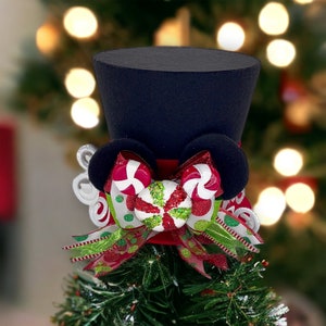 Mickey Mouse Tree Topper Top Hat Mickey Mouse Christmas Tree Topper ...