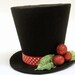 Frosty Snowman Top Hat Christmas Tree Topper: Holly Berry Decor - Etsy