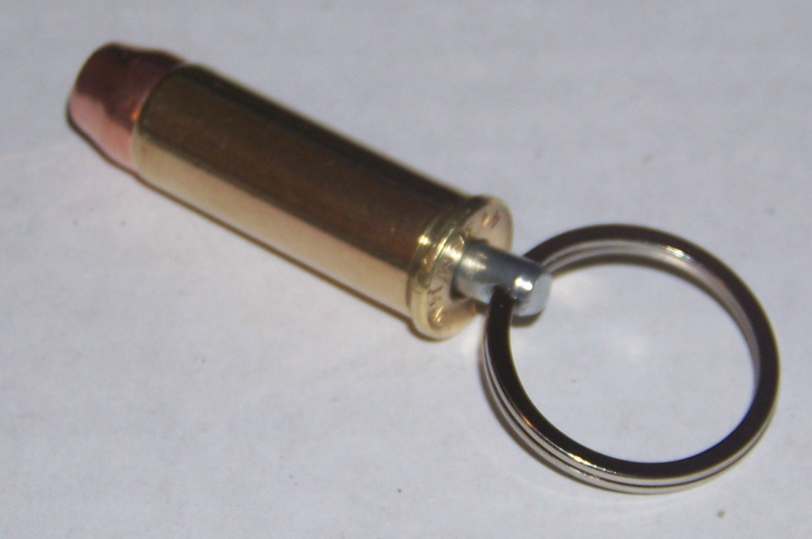 Bullet Key Chain Brass .44 MAGNUM Caliber ACP Recycled Total - Etsy