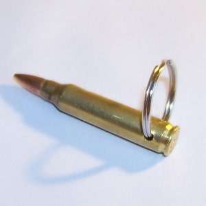 Bullet Key Chain Brass .223 Caliber ACP Recycled. Brass 223 Remington ...