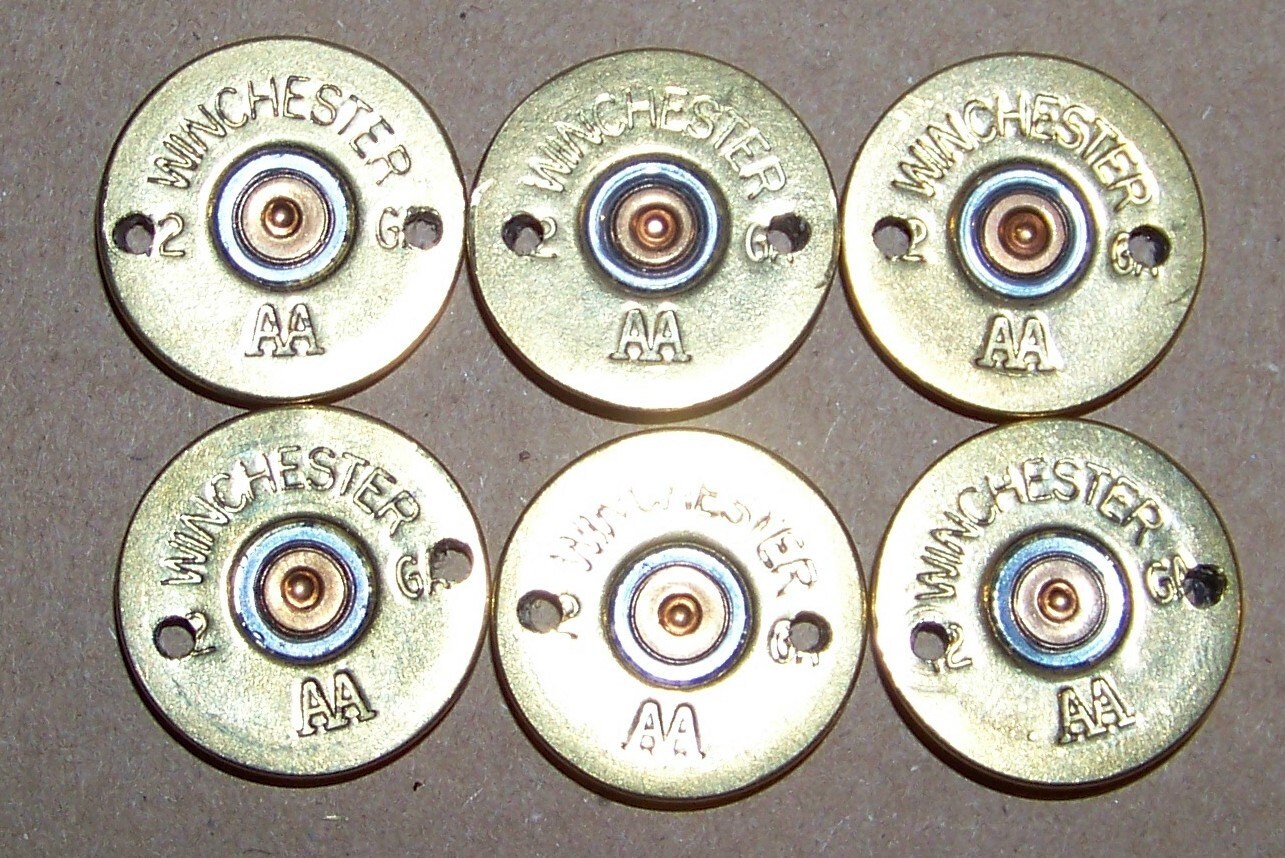 12 gauge shotgun shell Cut and Drilled brass ends Lot of 10 | Etsy