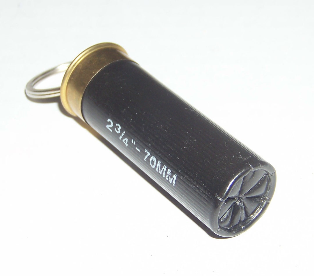 12 Gauge Shotgun Shell Key Chain RECYCLED Remington Black Hull - Etsy