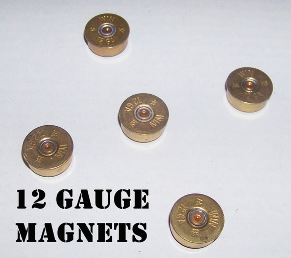12 Gauge Shotgun Shell Magnets With Brass Heads lot of 5 - Etsy