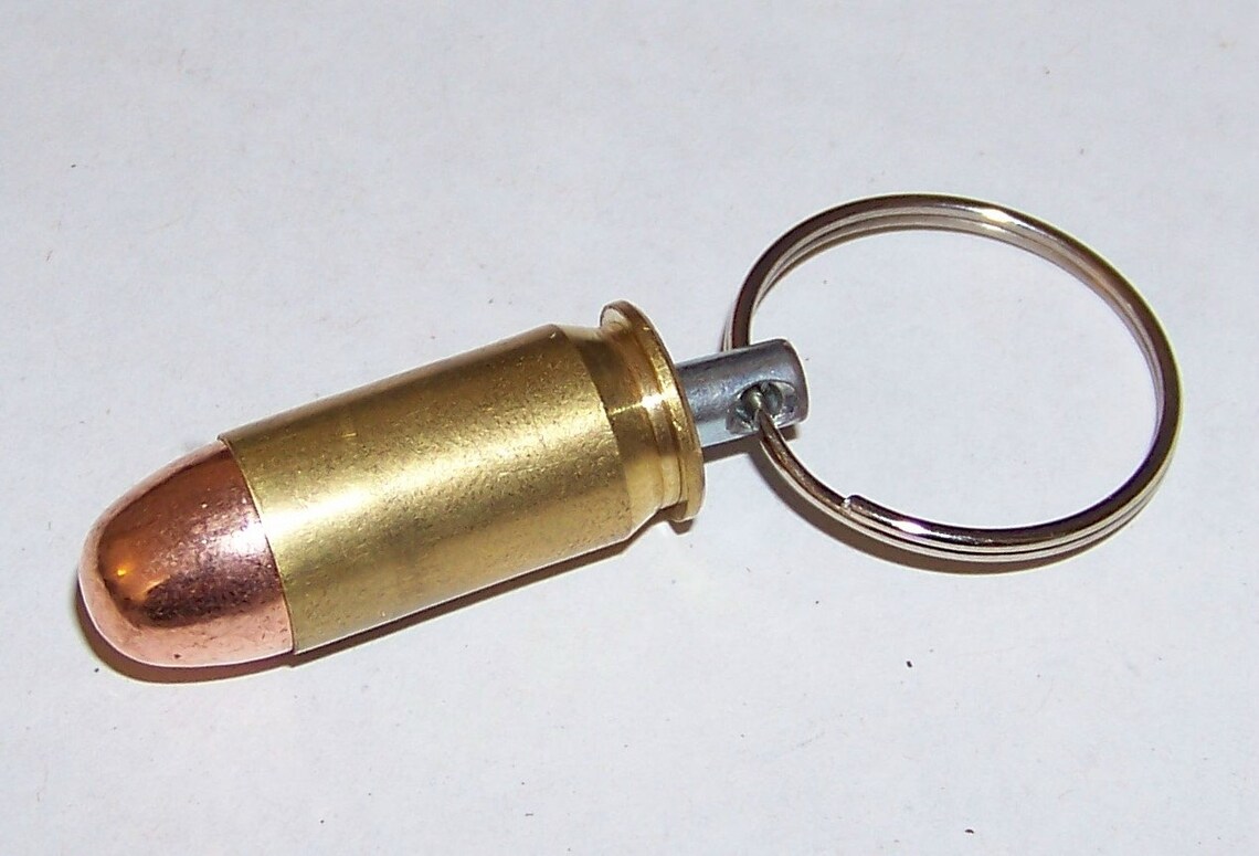 Bullet Key Chain Brass .45 Caliber ACP Recycled. Brass 45 - Etsy
