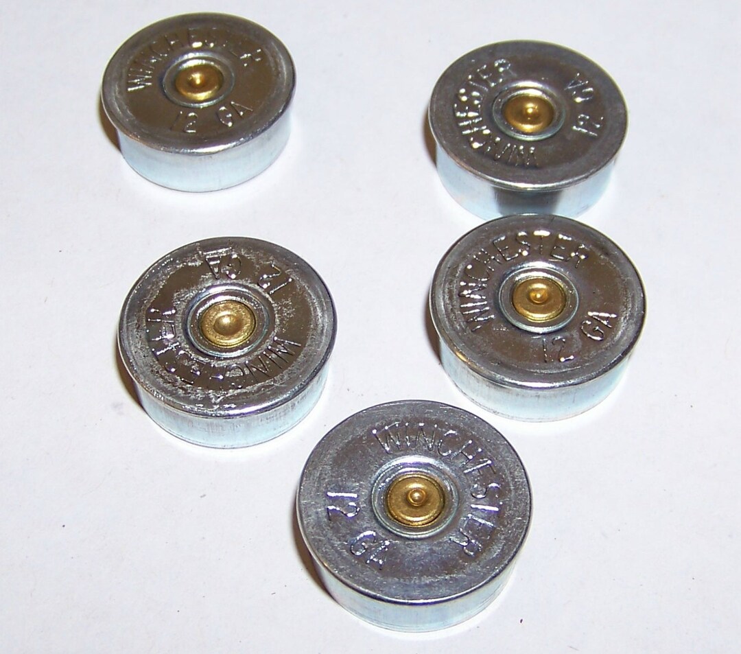 12 Gauge Shotgun Shell Magnets With Brass Heads lot of 5 Perfect for ...