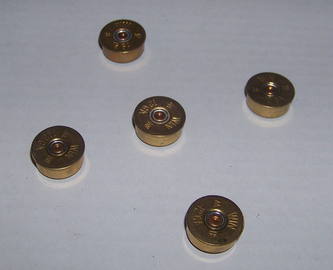 12 Gauge Shotgun Shell Magnets With Brass Heads (lot of 5) Perfect for ...