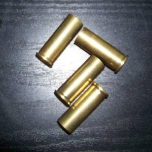 44 Magnum Bullet Valve Stem Caps (4) BRASS .44 Magnum Tire Valve Caps ...