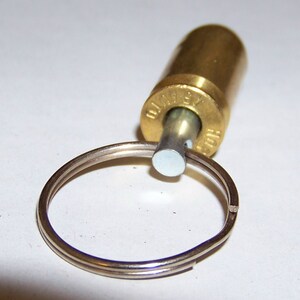 Bullet Key Chain Brass .45 Caliber ACP Recycled. Brass 45 Caliber ...