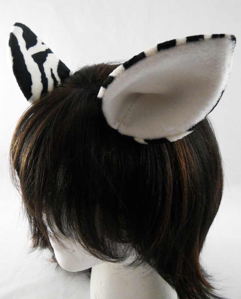 Zebra Ears and Tail - Etsy