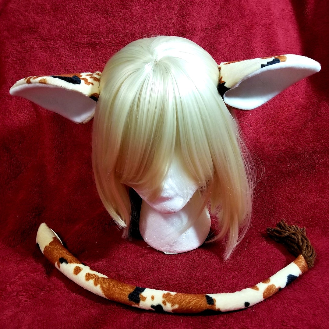 Brown Cow Ears and Tail - Etsy