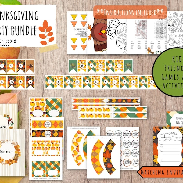 Thanksgiving Party - Etsy
