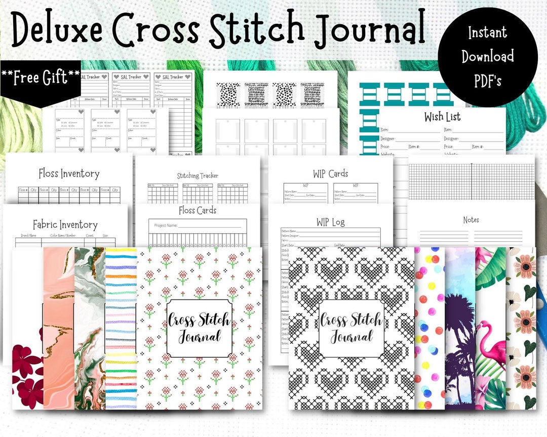 Deluxe Cross Stitch Journal | PDF Only - Etsy